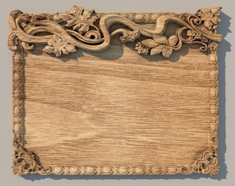 Tea Tray Lotus File Stl 3D Model for CNC and 3d Printer - Etsy