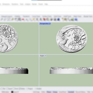 Decorative Plaque - 3D STL Files for CNC - Etsy