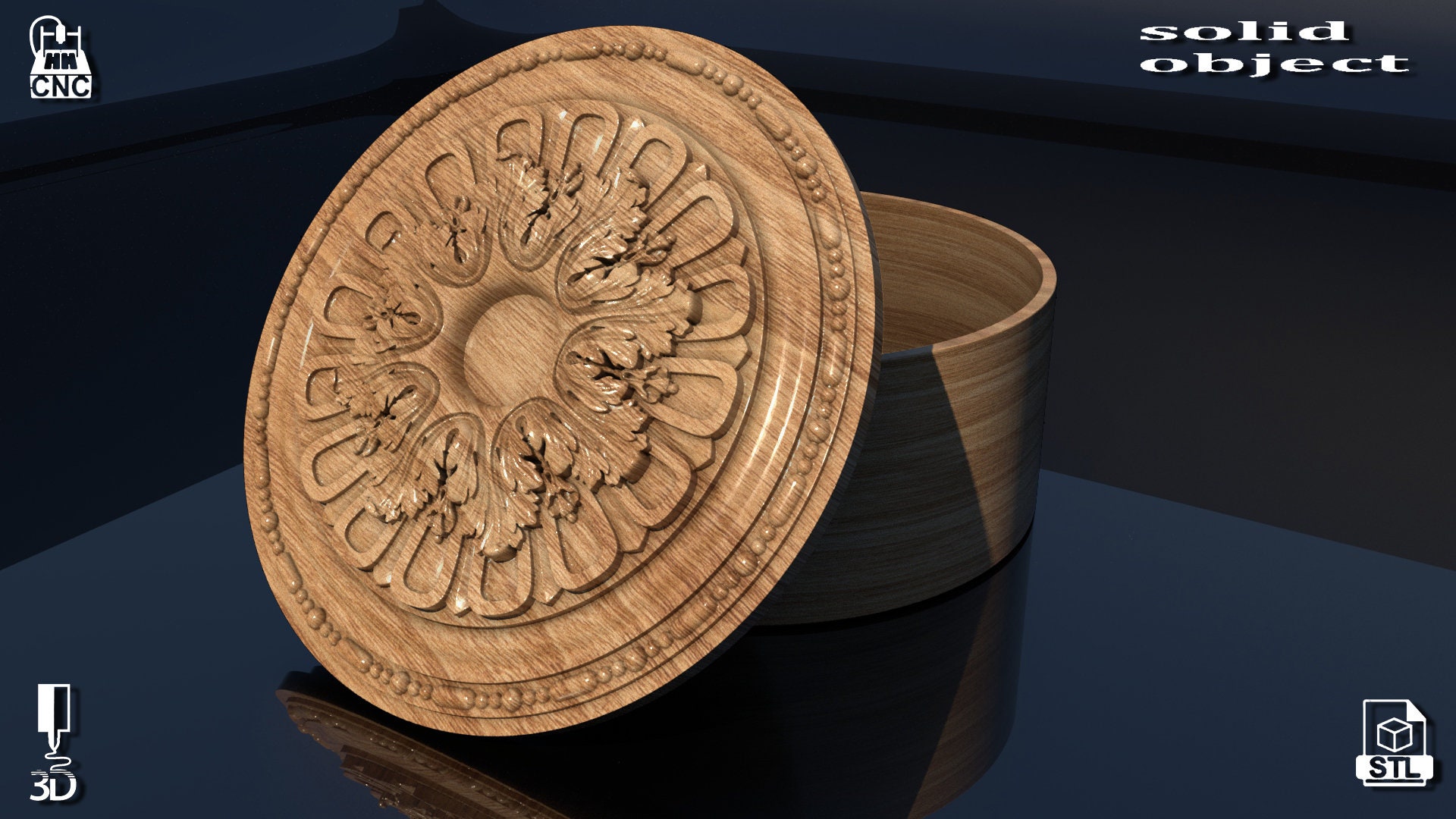 Jewelry Box,19th Century Baroque Acantuhus Style,file Stl, 3D Model for ...