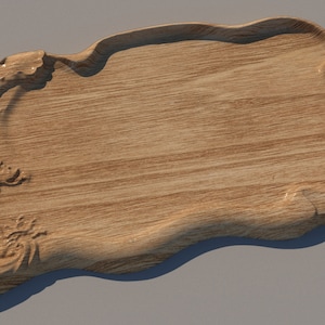 Tea Tray Lotus Pattern,file Stl, 3D Model for CNC and 3d Printer - Etsy