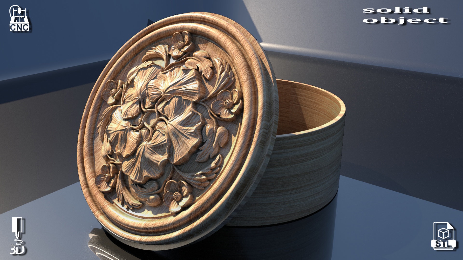 Jewelry Box Lotus,file Stl, 3D Model for CNC and 3d Printer - Etsy