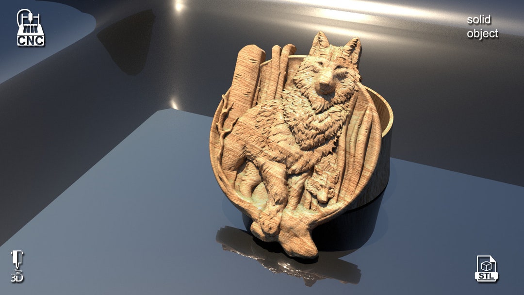 Wolves Wolf Souvenir Pattern,animal Pattern,3d Print Files Pattern,file ...