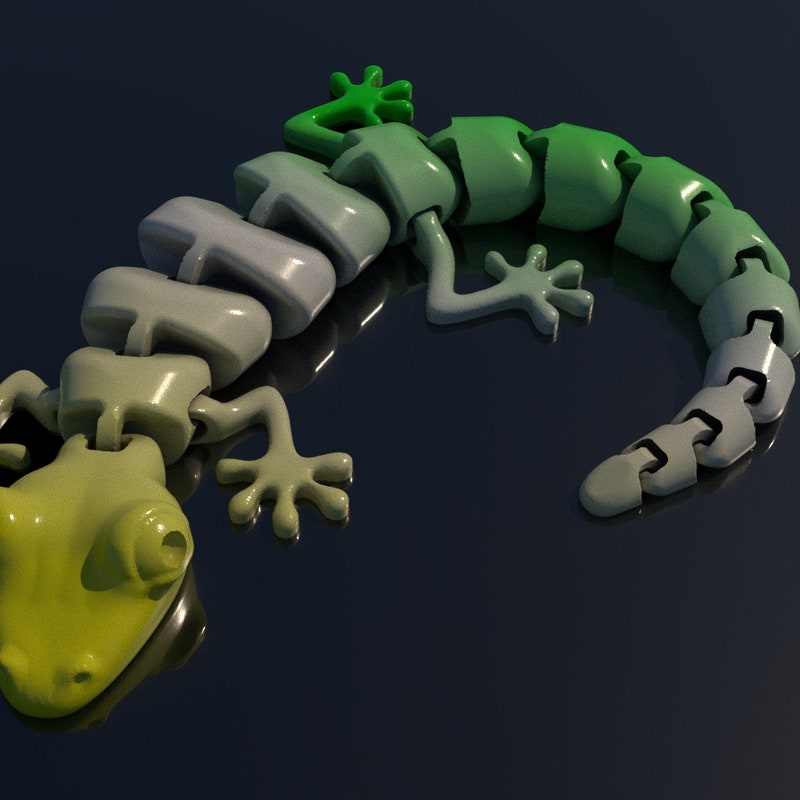 Lizard 3d Print Files - Etsy