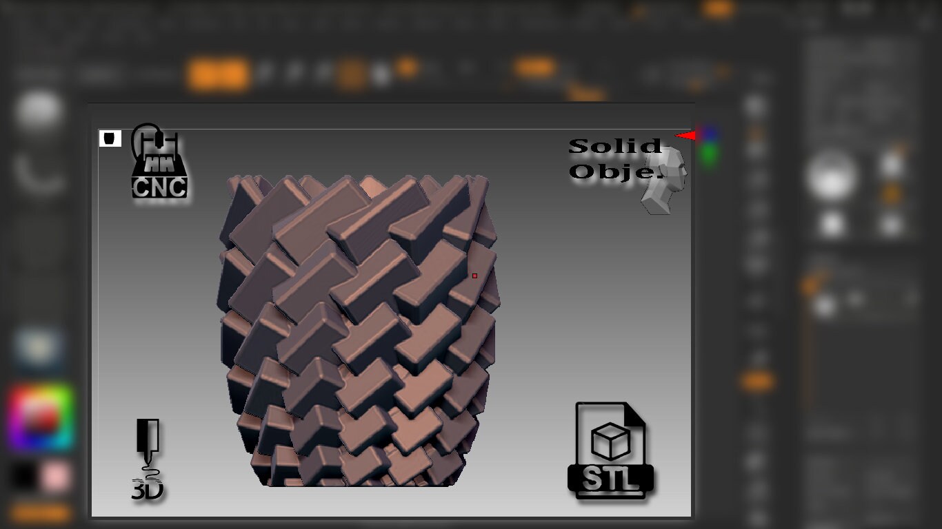 Cubey ,planter,pot,file Stl, 3D Model for CNC and 3d Printer - Etsy