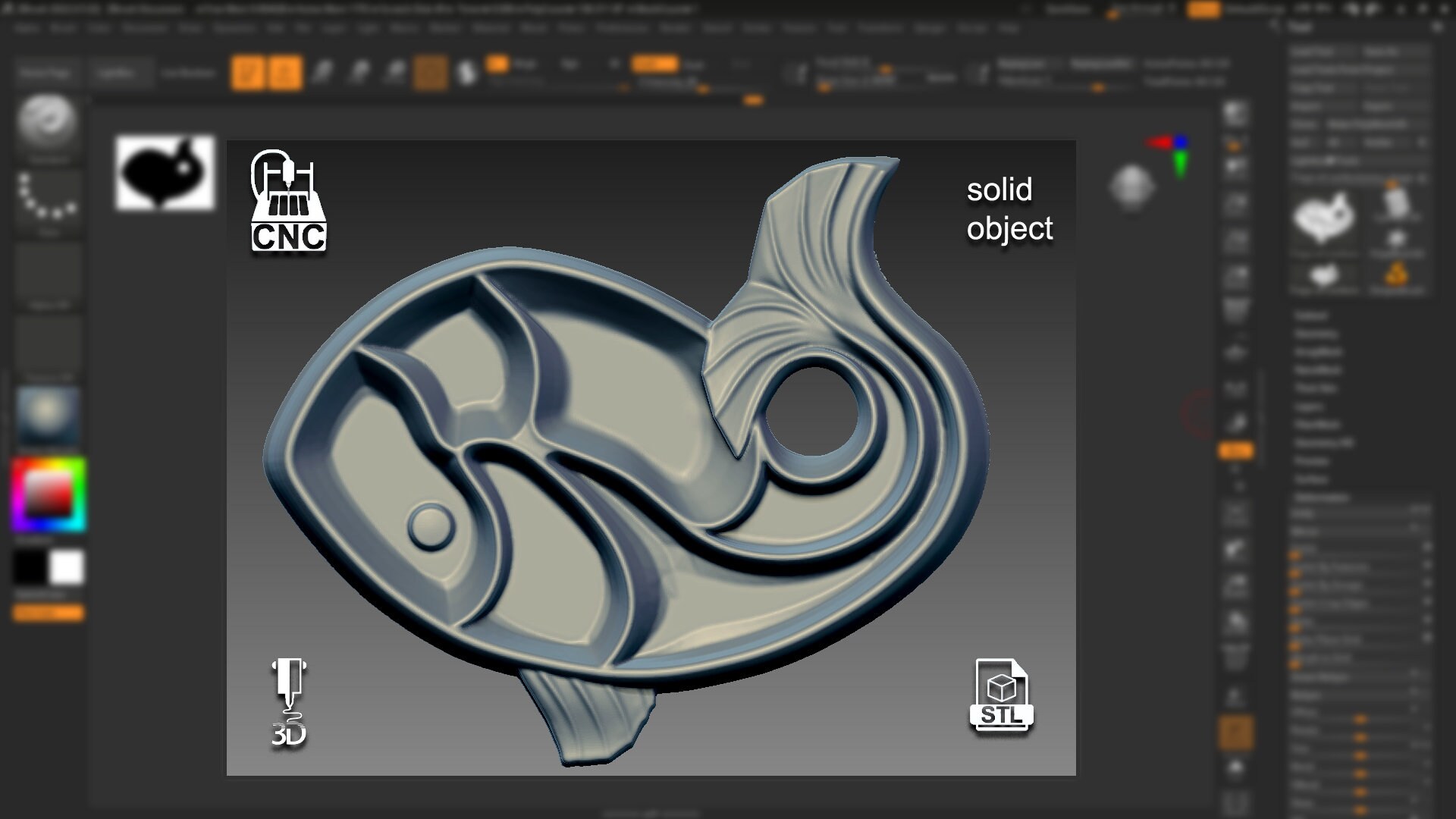 Fish Tray,file Stl, 3D Model for CNC and 3d Printer - Etsy