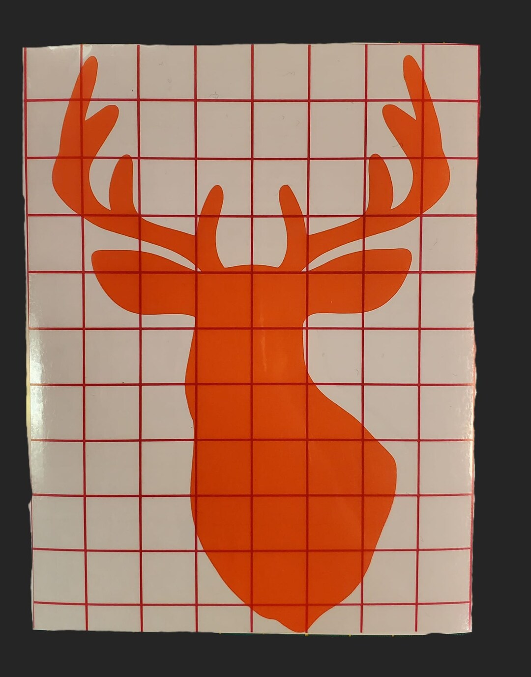 Deer Head Sticker - Etsy