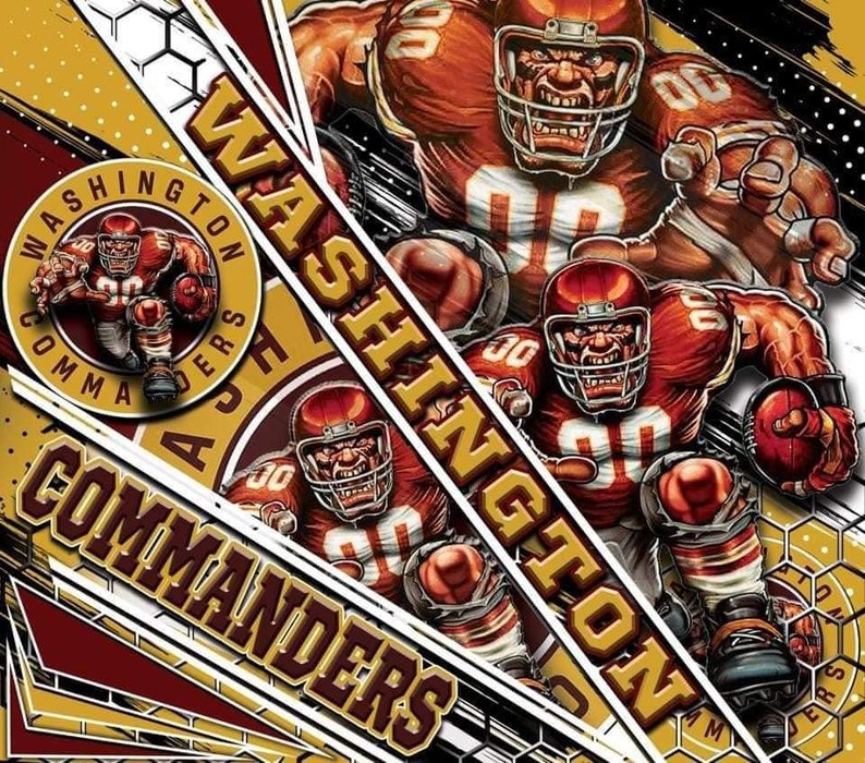 Commanders Tumbler - Etsy