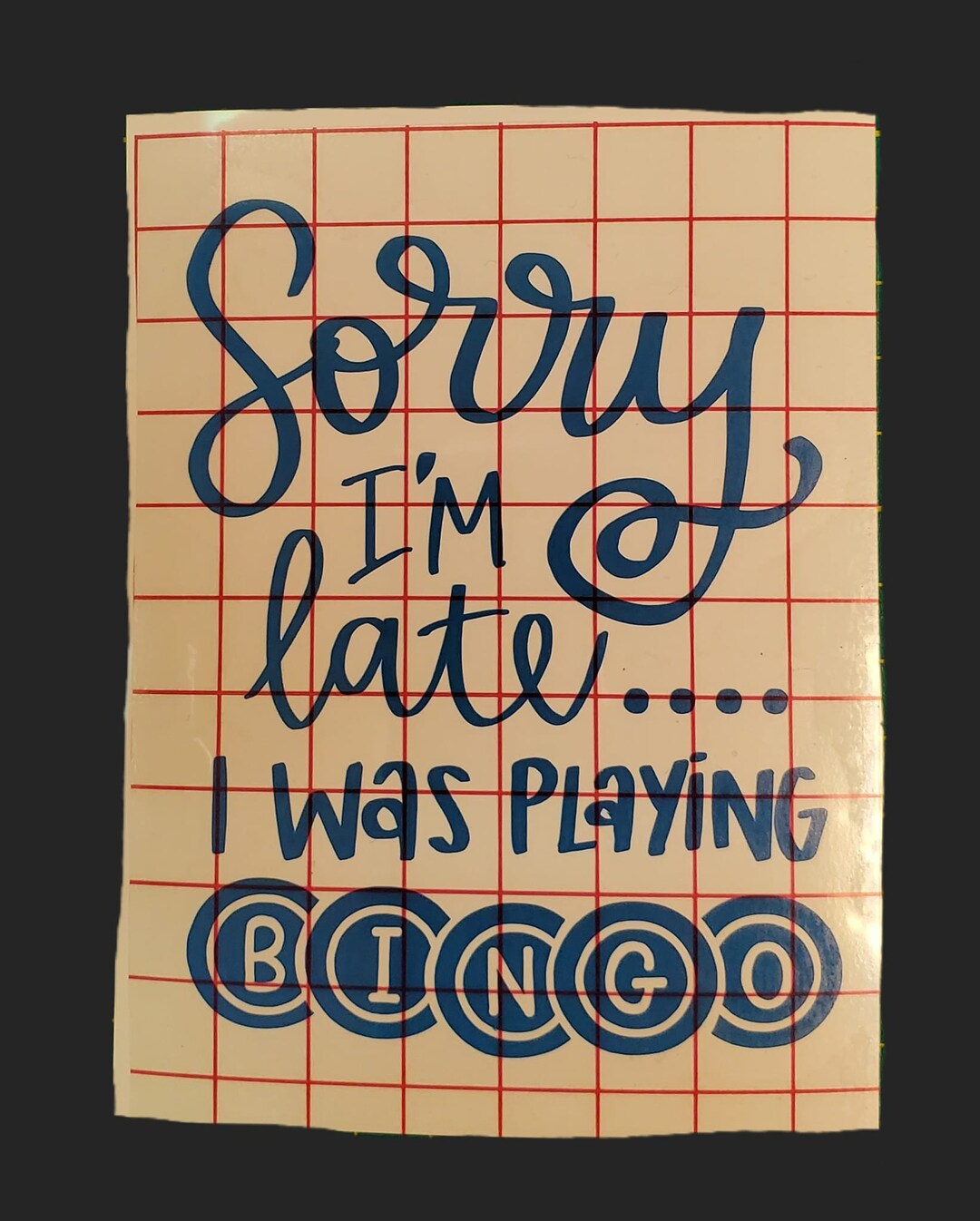 Bingo Sticker - Etsy