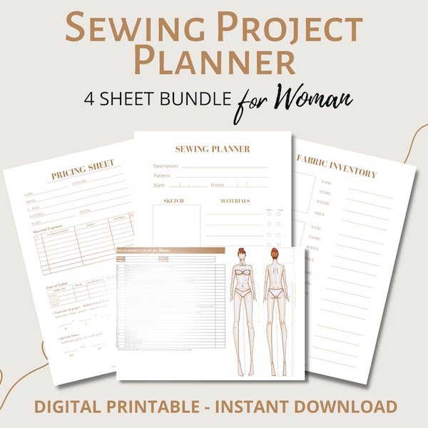Sewing Body Measurement Sheet - Etsy