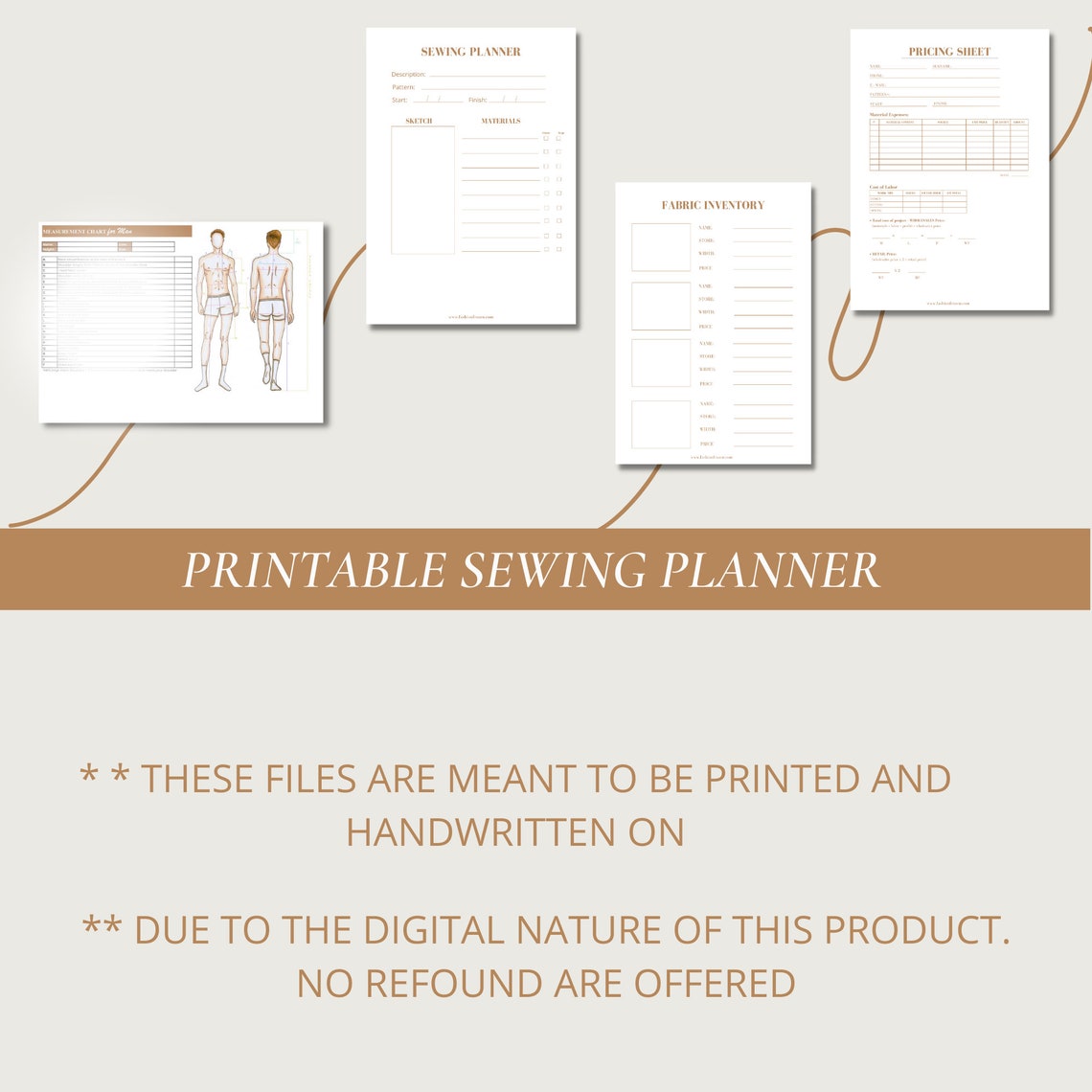 PRINTABLE Men's Body Measurement Sheet, Sewing Measurement Sheet, Body ...
