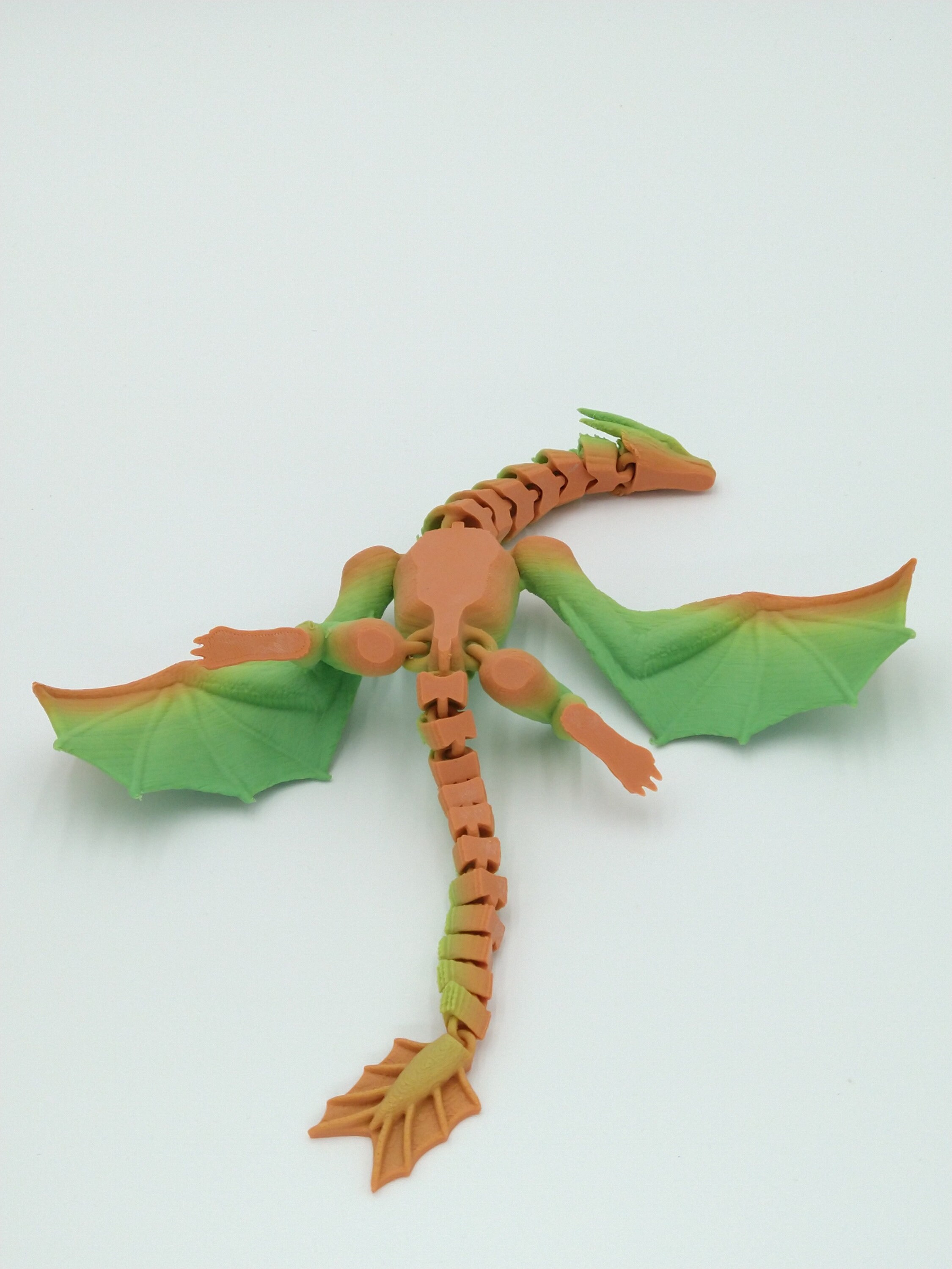 SYRAX Dragon Articulated Flexi Rainbow Colors 12 3D Printed Figure - Etsy