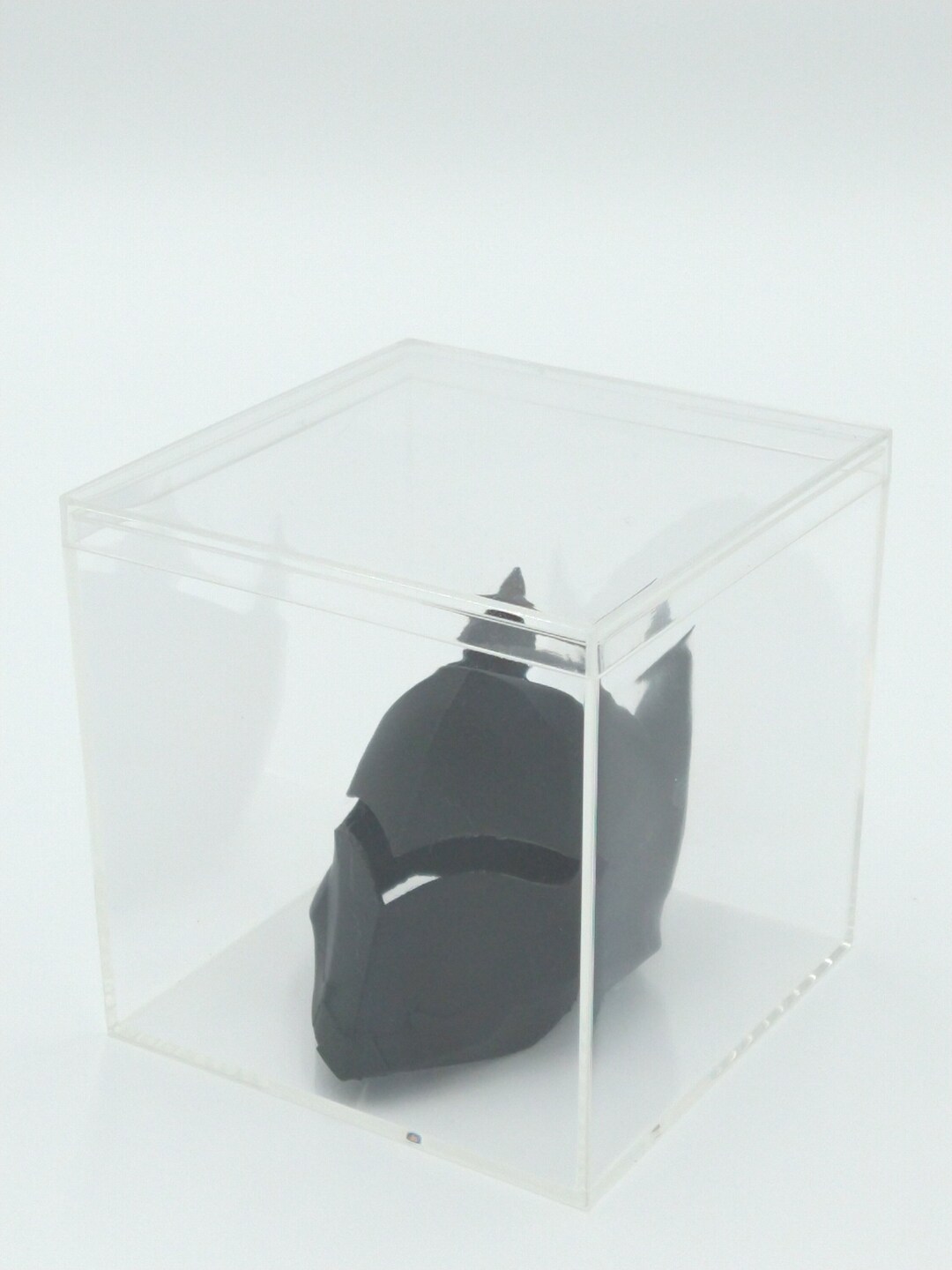 AZRAEL BATMAN Helmet Miniature Collectible W/display Case 3 Black 3d ...
