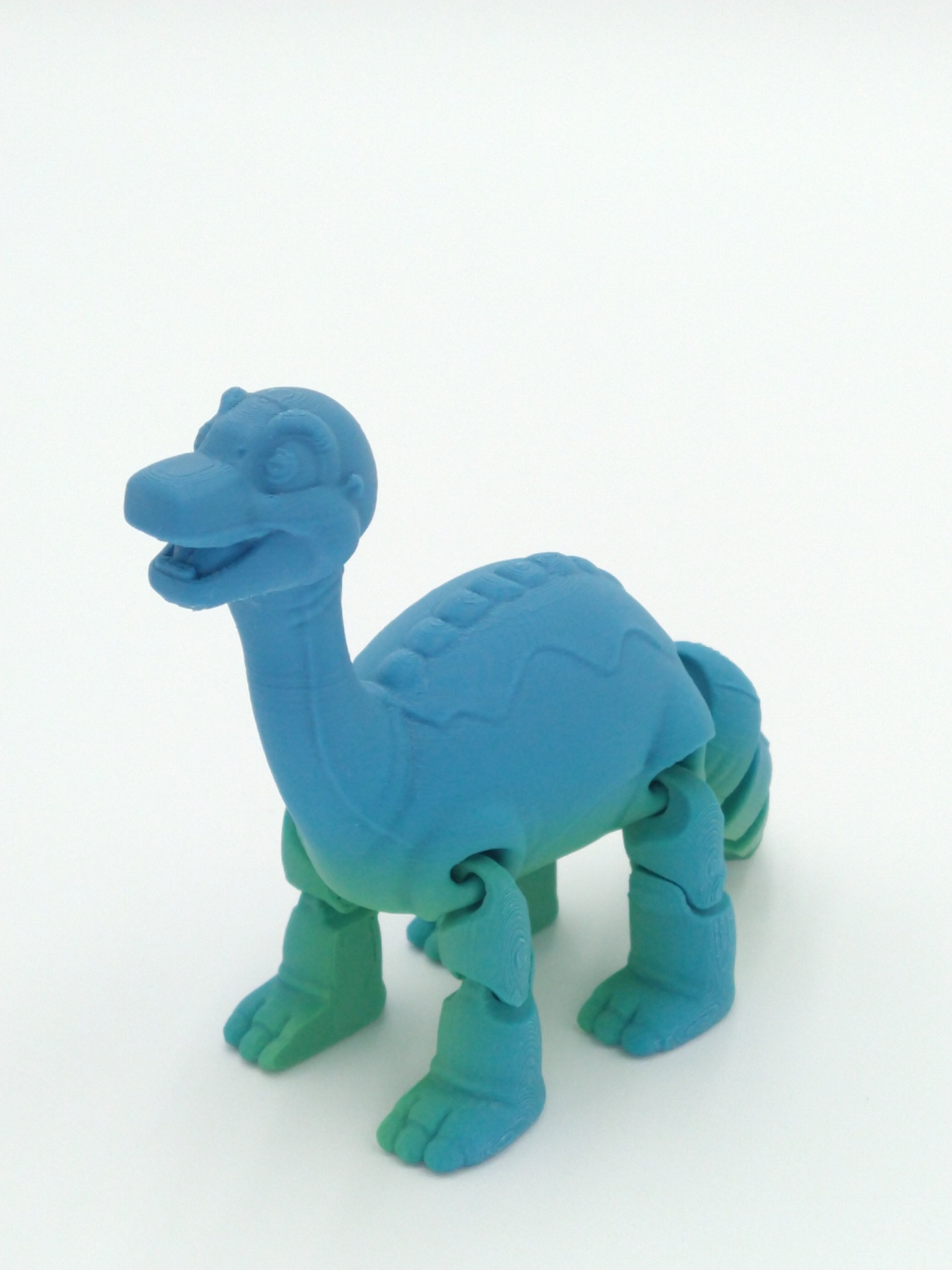 LAND BEFORE TIME Articulated Flexi Figures Set Rainbow Colors 3D ...