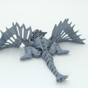 MECHA MECH DRAGON Figure Articulated Flexi Figure 8" 3D Printed - Etsy