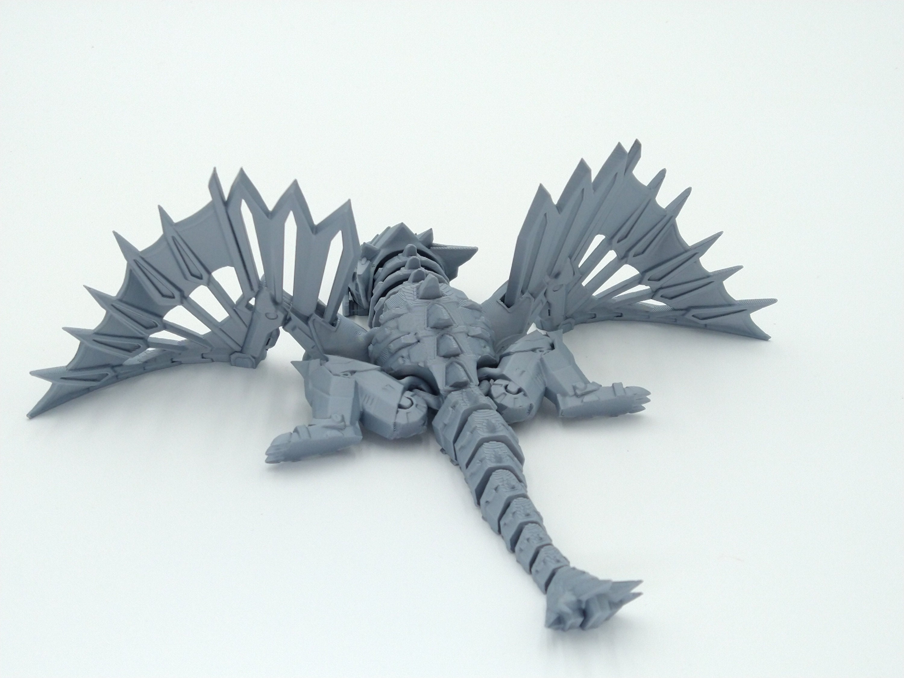 MECHA MECH DRAGON Figure Articulated Flexi Figure 8" 3D Printed - Etsy