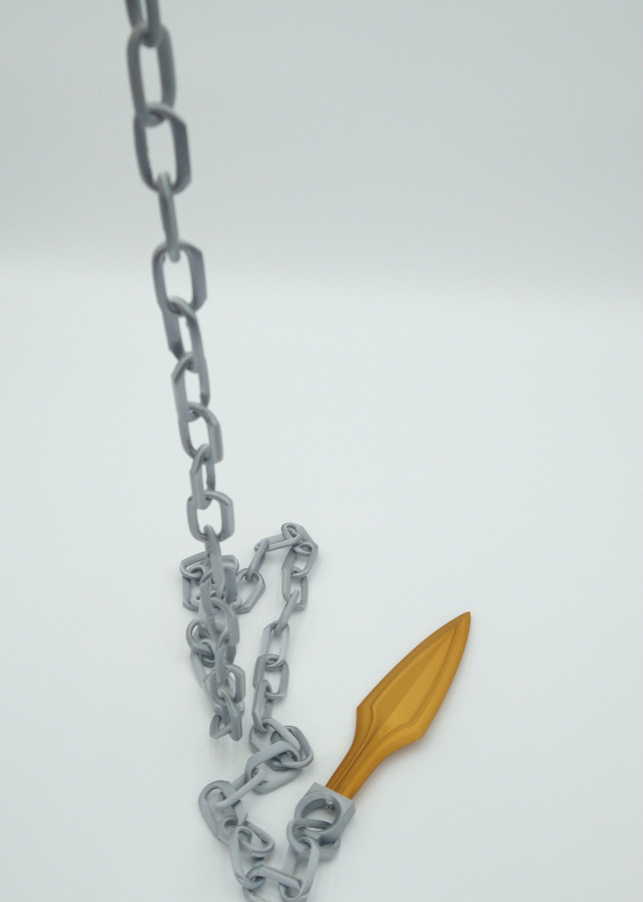 Mortal Kombat Scorpion Kunai With Chains 60 Silver & Gold Multicolor 3D ...