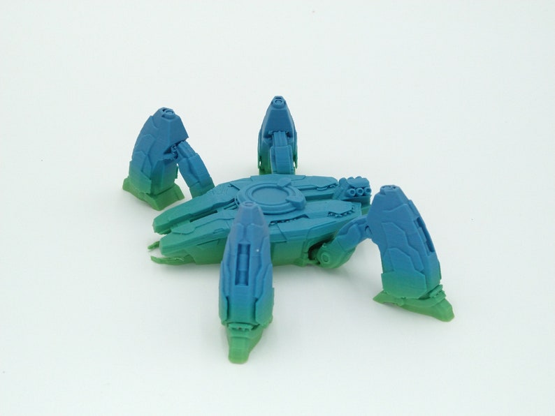 TECH SCARAB Figure Articulated Flexi Rainbow Colors 5" 3D Printed - Etsy