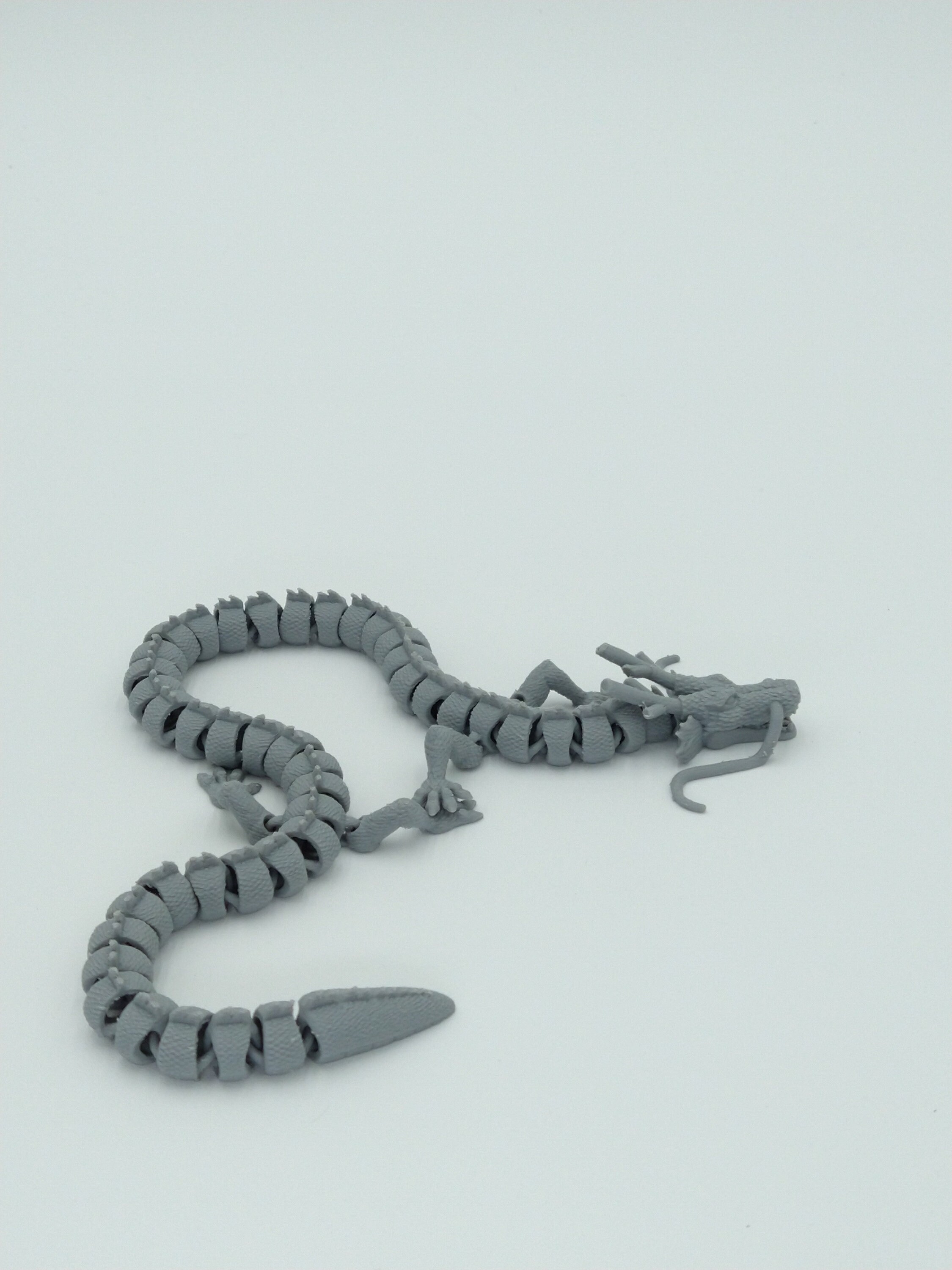 SHENRON DRAGON From DBZ Articulated Flexi Figure 3D Printed Gray 16" - Etsy