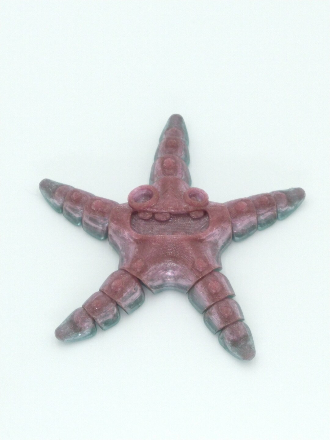 Goofy SQUISHY Starfish Articulated Figure Rainbow 5" 3D Printed Flexi ...