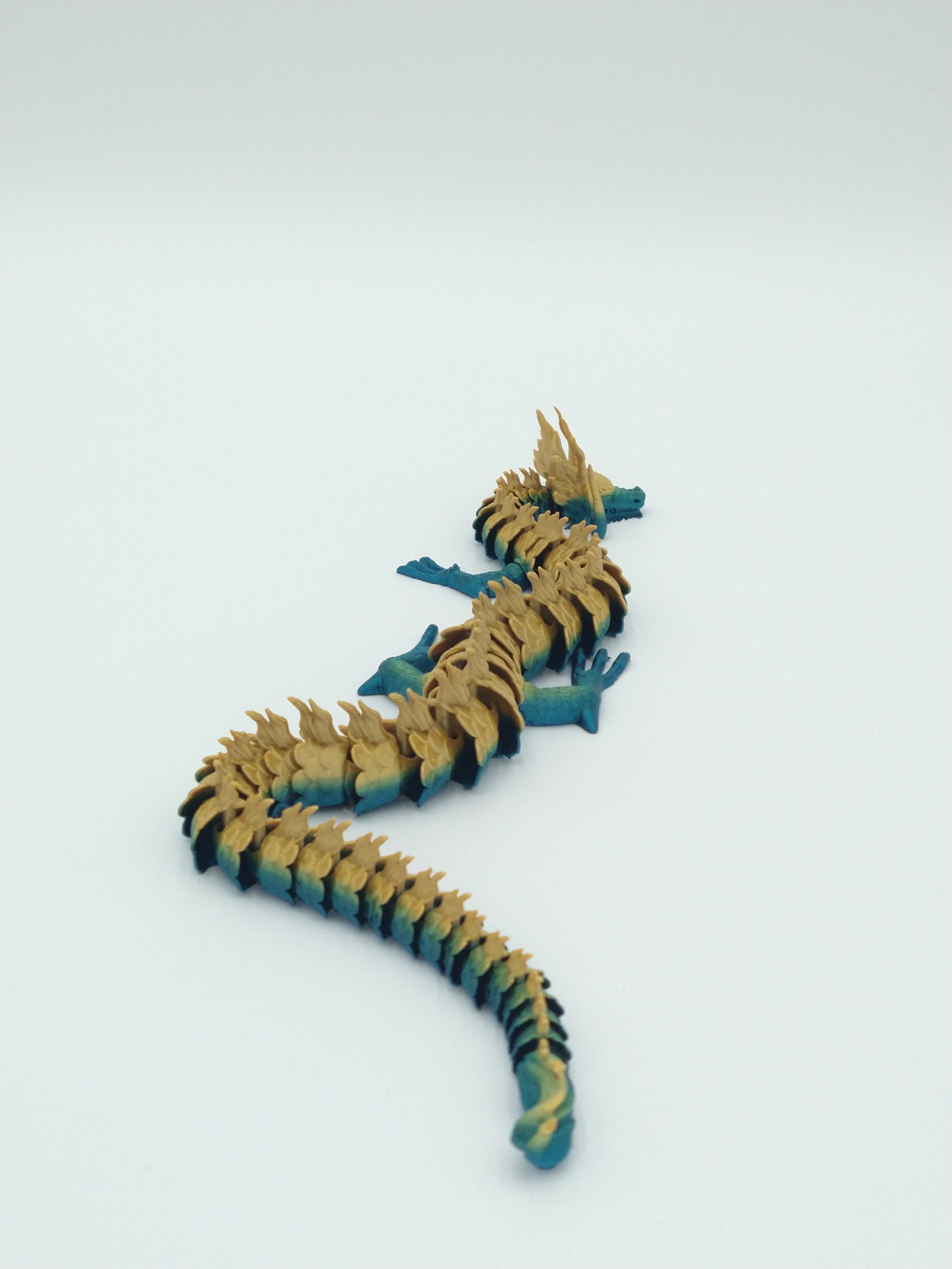 KAIDO DRAGON One Piece Articulated Flexi Figure 3D Printed Metallic ...