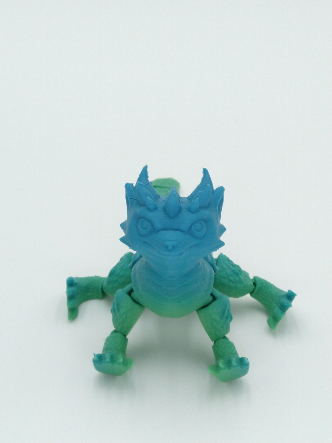 Articulated Cute Dragon Rainbow Colors PLA 7" 3D Printed Figure - Etsy