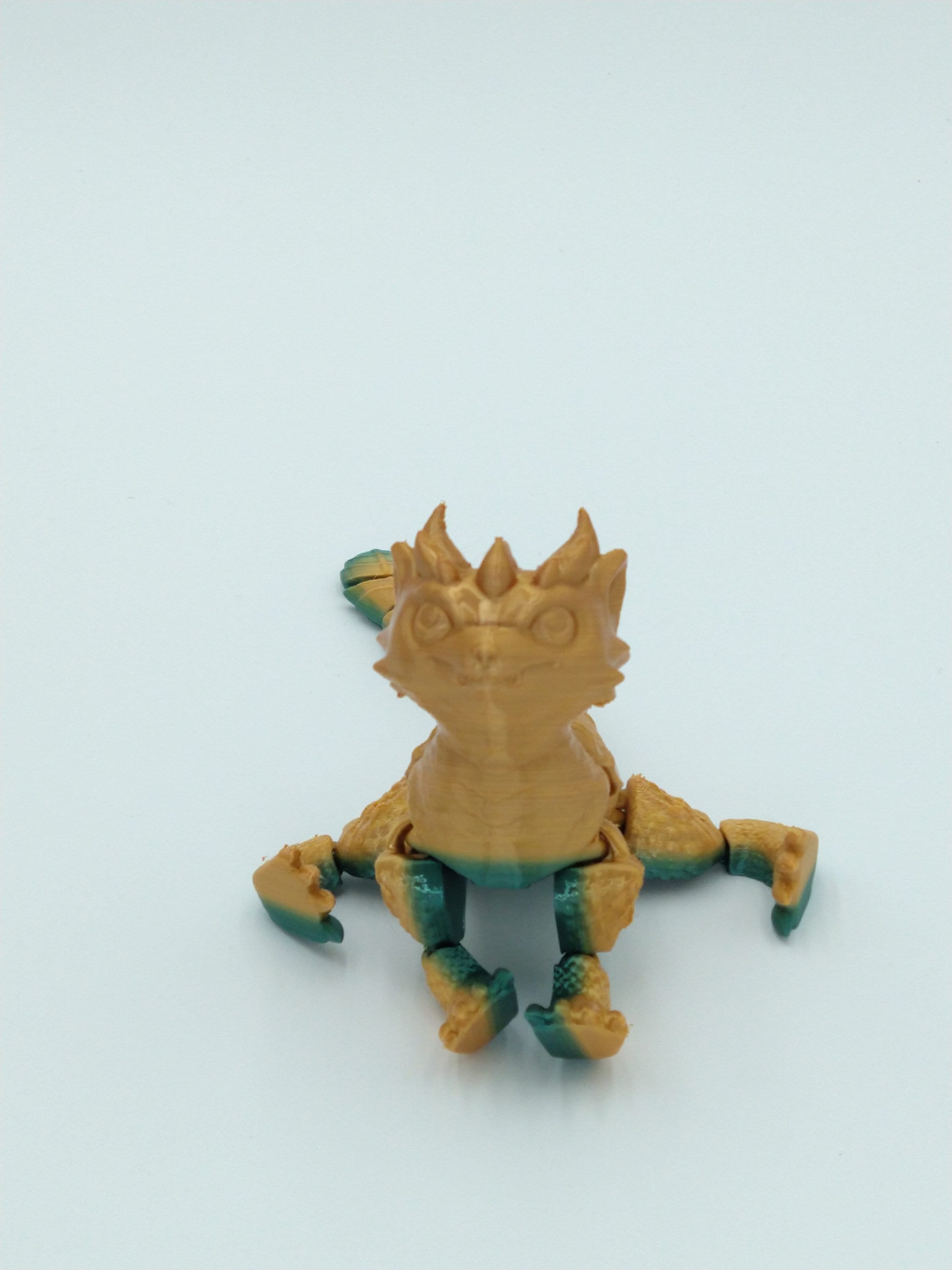 Articulated Cute Dragon Rainbow Colors PLA 7" 3D Printed Figure - Etsy