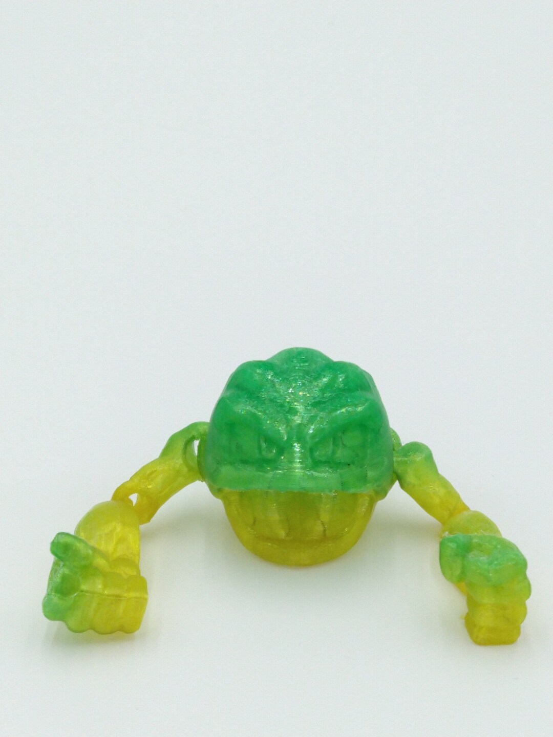 GEODUDE POKEMON SQUISHY Figure Articulated Flexi Rainbow Colors 3D ...