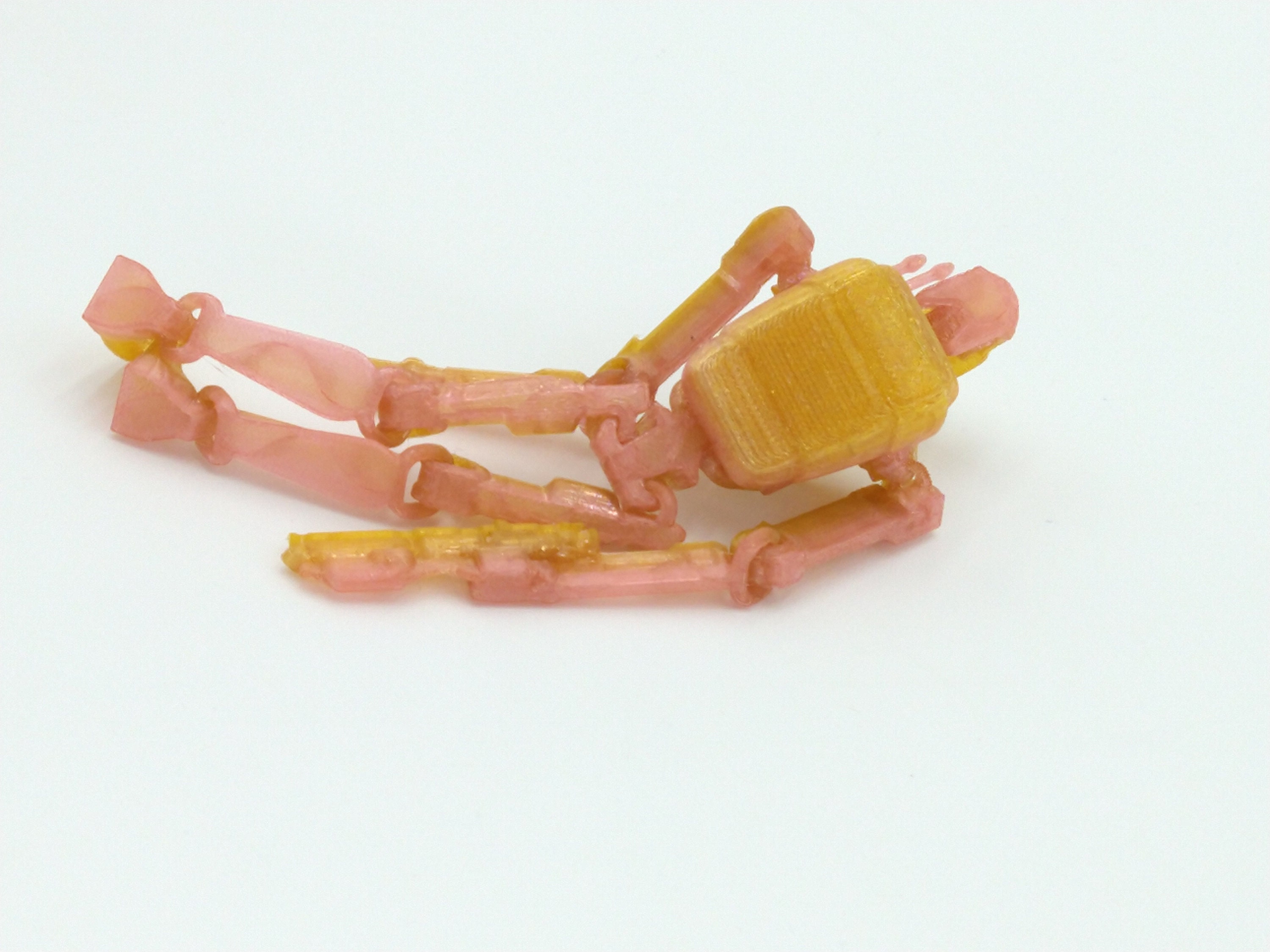 Articulated SQUISHY Battle Droid W/backpack Rainbow 6" 3D Printed ...