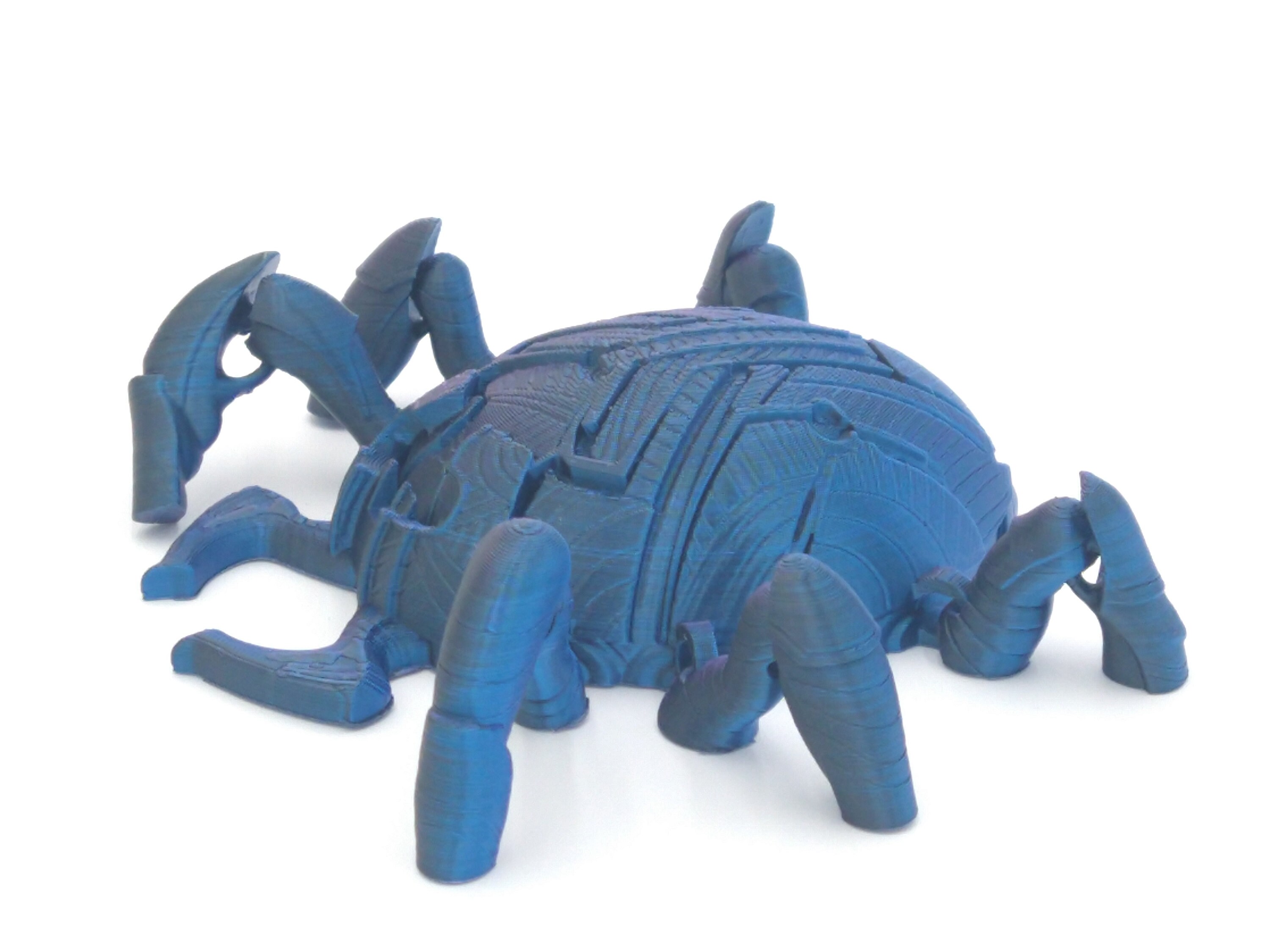 BLUE BEETLE SCARAB Flexi Figure Articulated 5" Tricolor 3D Printed ...