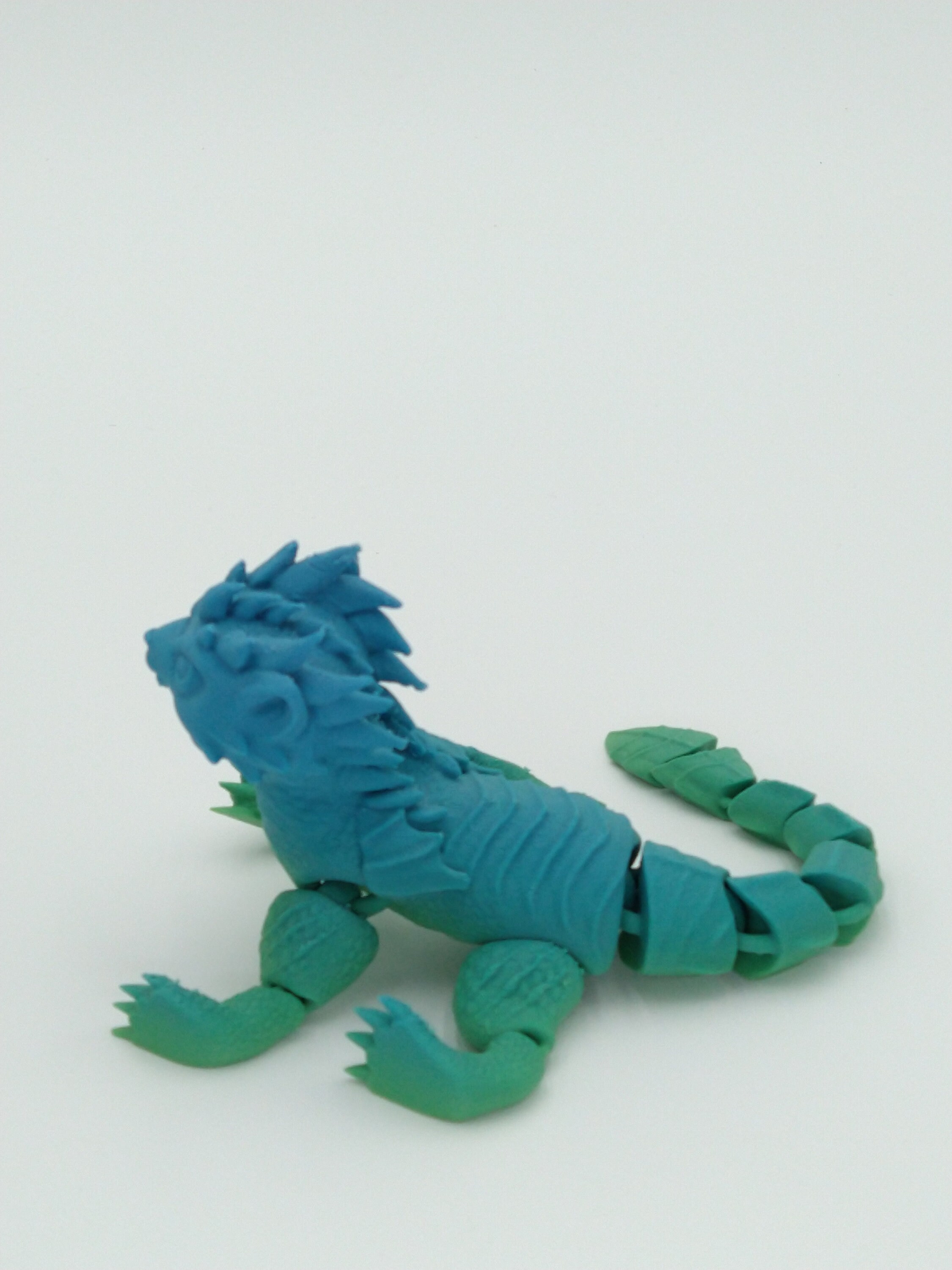 Articulated Cute Dragon Rainbow Colors PLA 7" 3D Printed Figure - Etsy