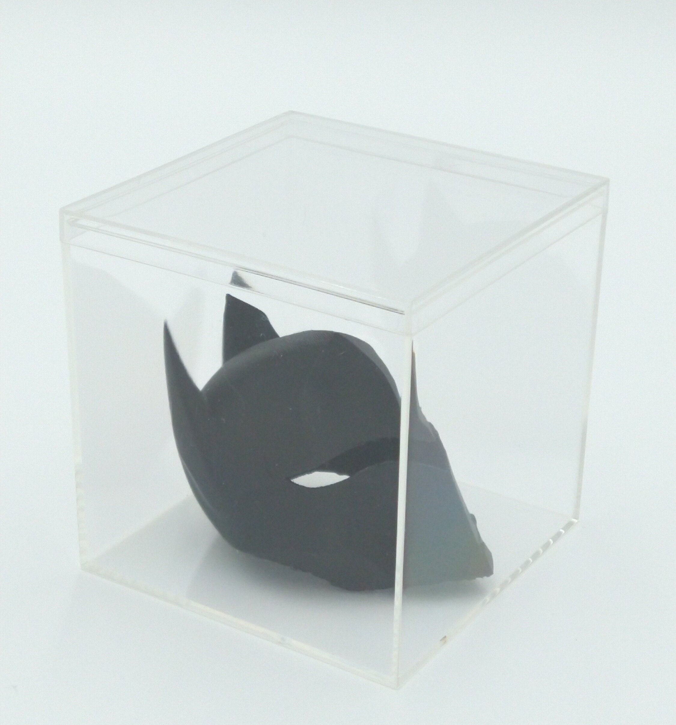 AZRAEL BATMAN Helmet Miniature Collectible W/display Case 3 Black 3d ...