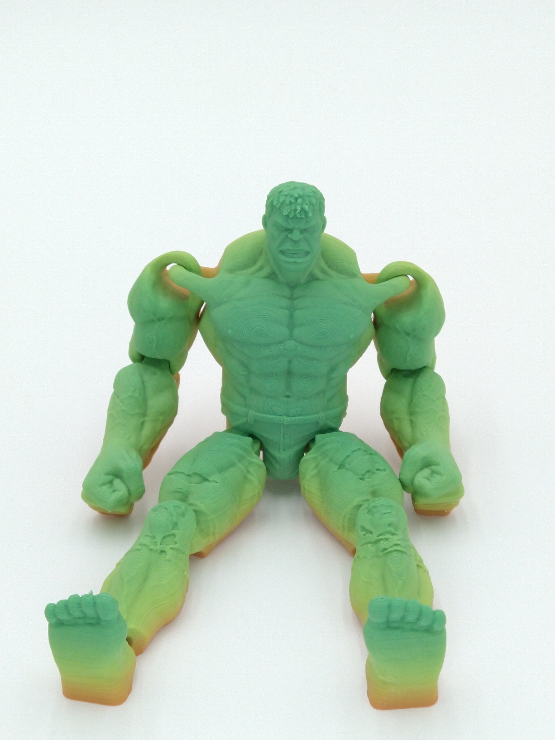 HULK Figure Articulated Flexi Rainbow Colors 7.5" 3D Printed Figure - Etsy