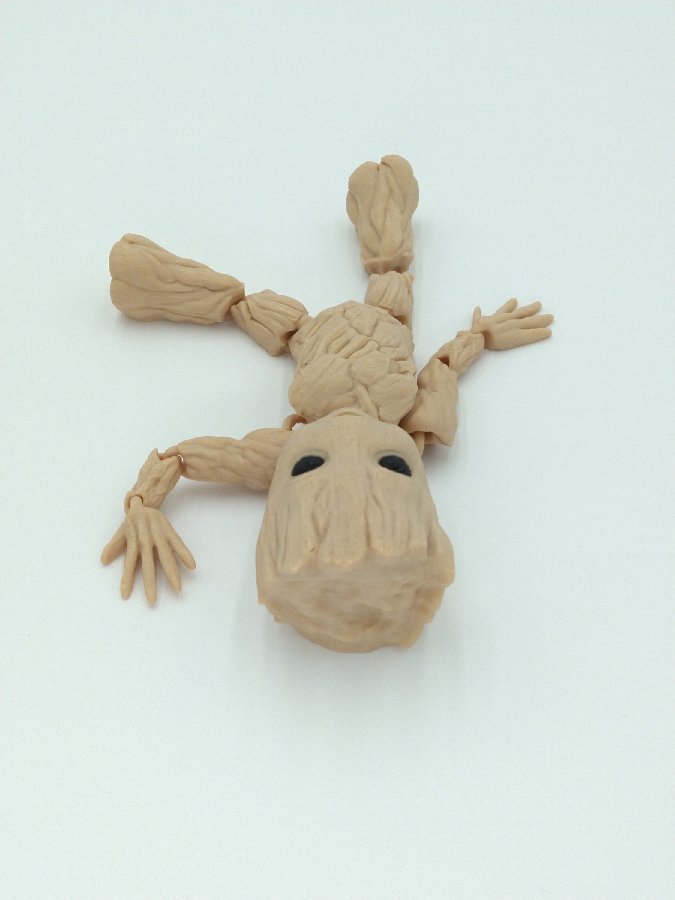 BABY GROOT Figure Articulated Flexi Wood PLA Multi Color 3D Printed ...
