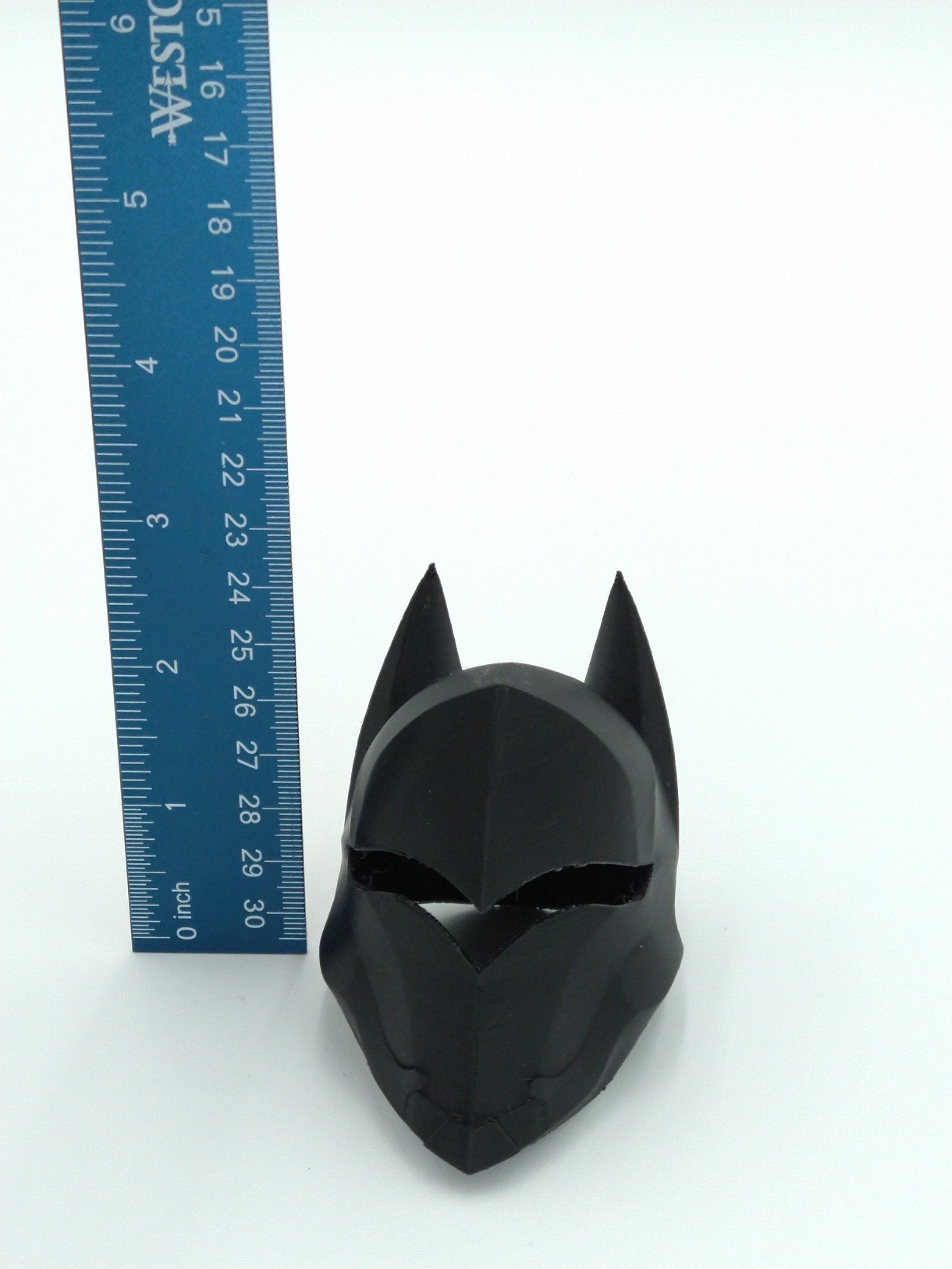 AZRAEL BATMAN Helmet Miniature Collectible W/display Case 3 Black 3d ...