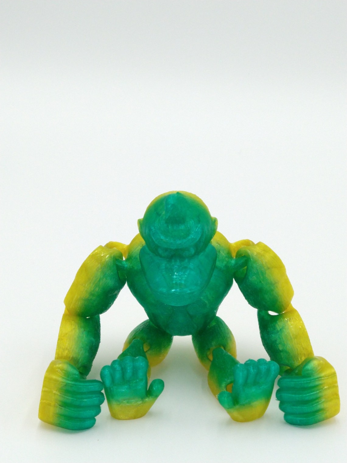 Articulated SQUISHY Donkey Kong Rainbow Colors 6 3D Printed Figure TPU ...