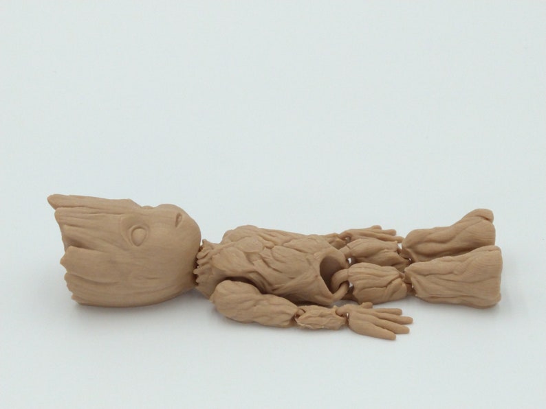 BABY GROOT Figure Articulated Flexi PLA 6 3D Printed - Etsy