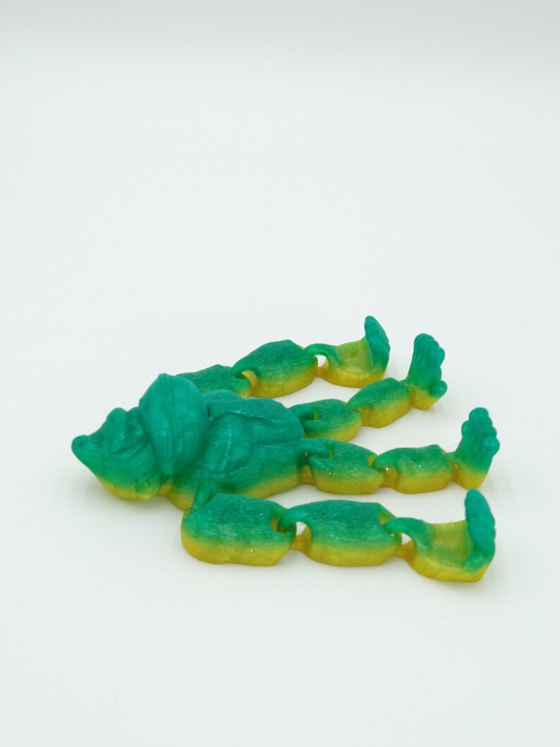 Articulated SQUISHY Donkey Kong Rainbow Colors 6" 3D Printed Figure TPU ...