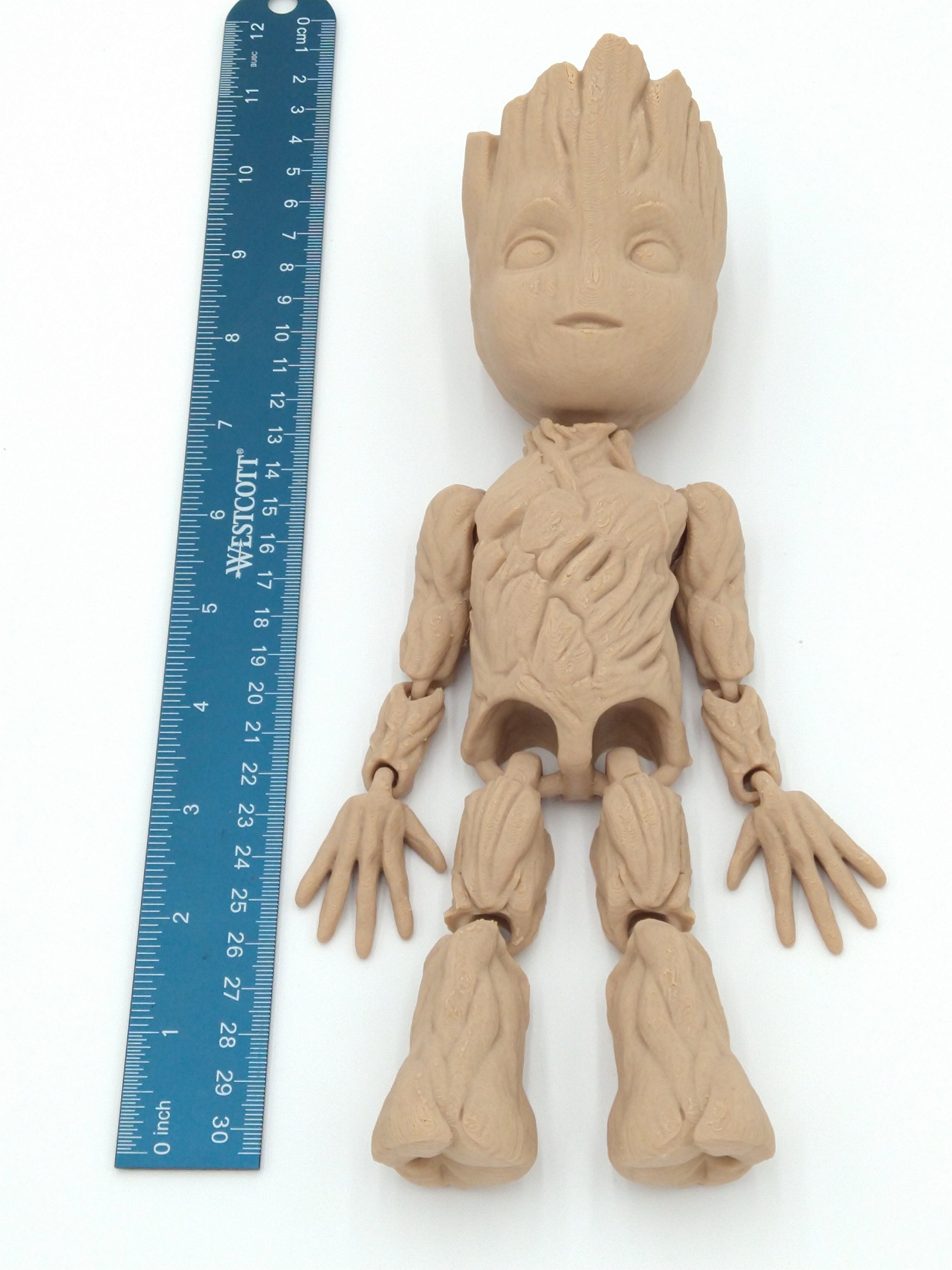 BABY GROOT Figure Articulated Flexi PLA 6 3D Printed Figure - Etsy