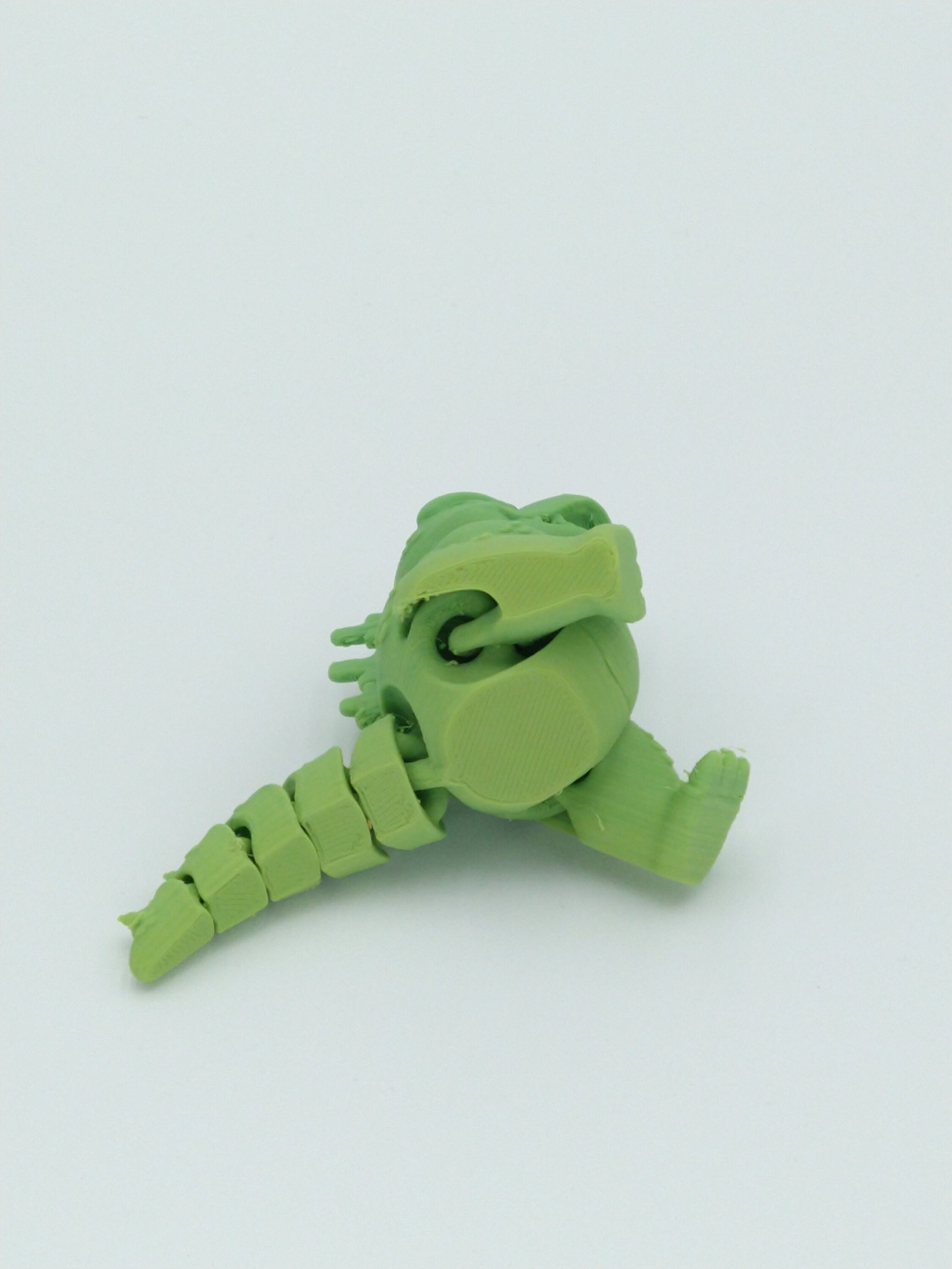 BABY GODZILLA Figure Articulated Flexi Rainbow Colors 3" 3D Printed ...