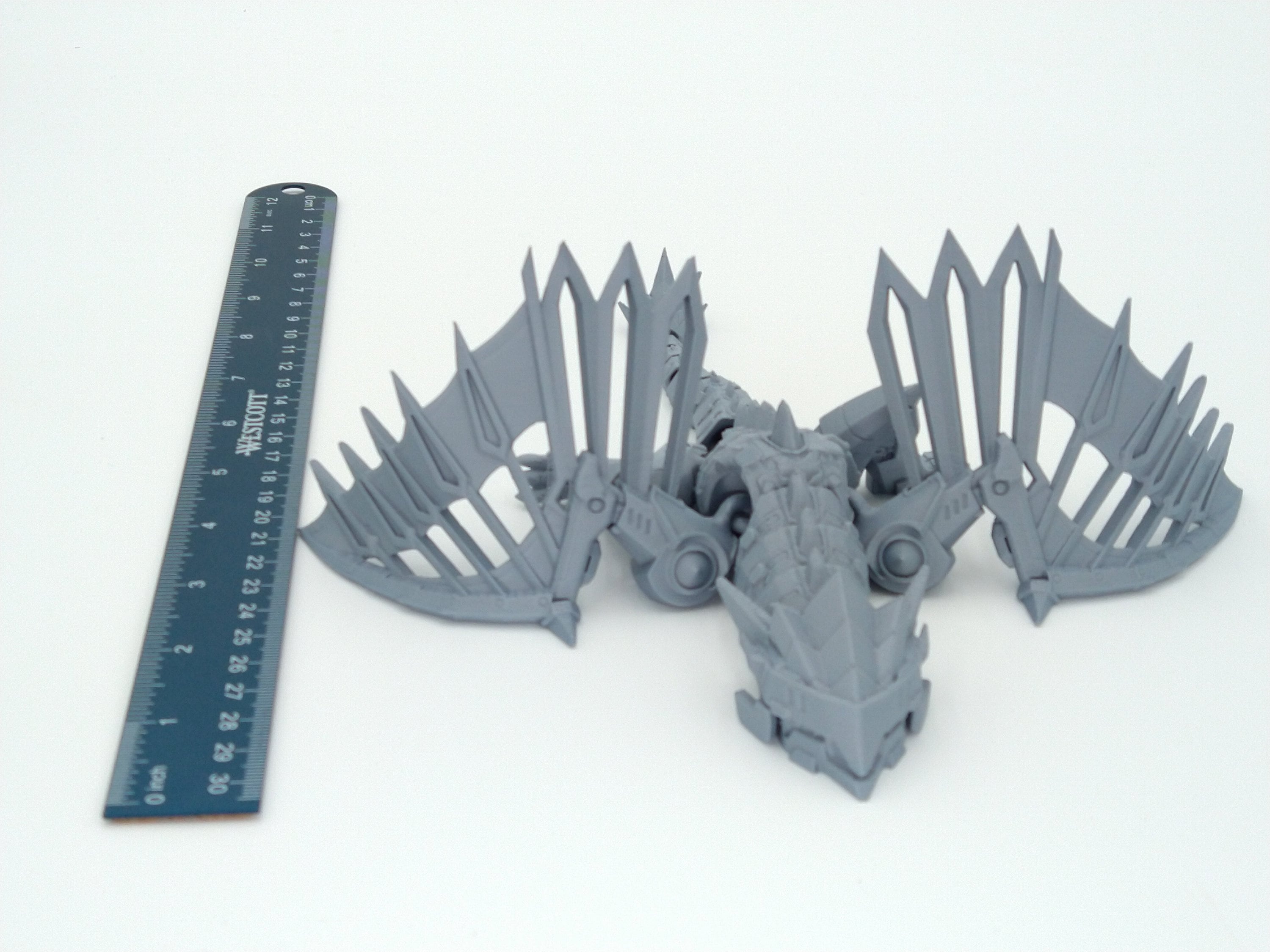 MECHA MECH DRAGON Figure Articulated Flexi Figure 8" 3D Printed - Etsy
