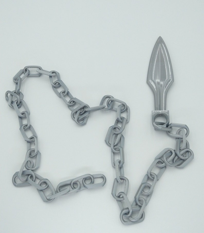 Mortal Kombat Scorpion Kunai With Chains 60" Silver 3D PRINTED - Etsy