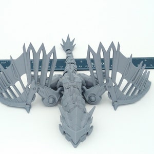 MECHA MECH DRAGON Figure Articulated Flexi Figure 8" 3D Printed - Etsy