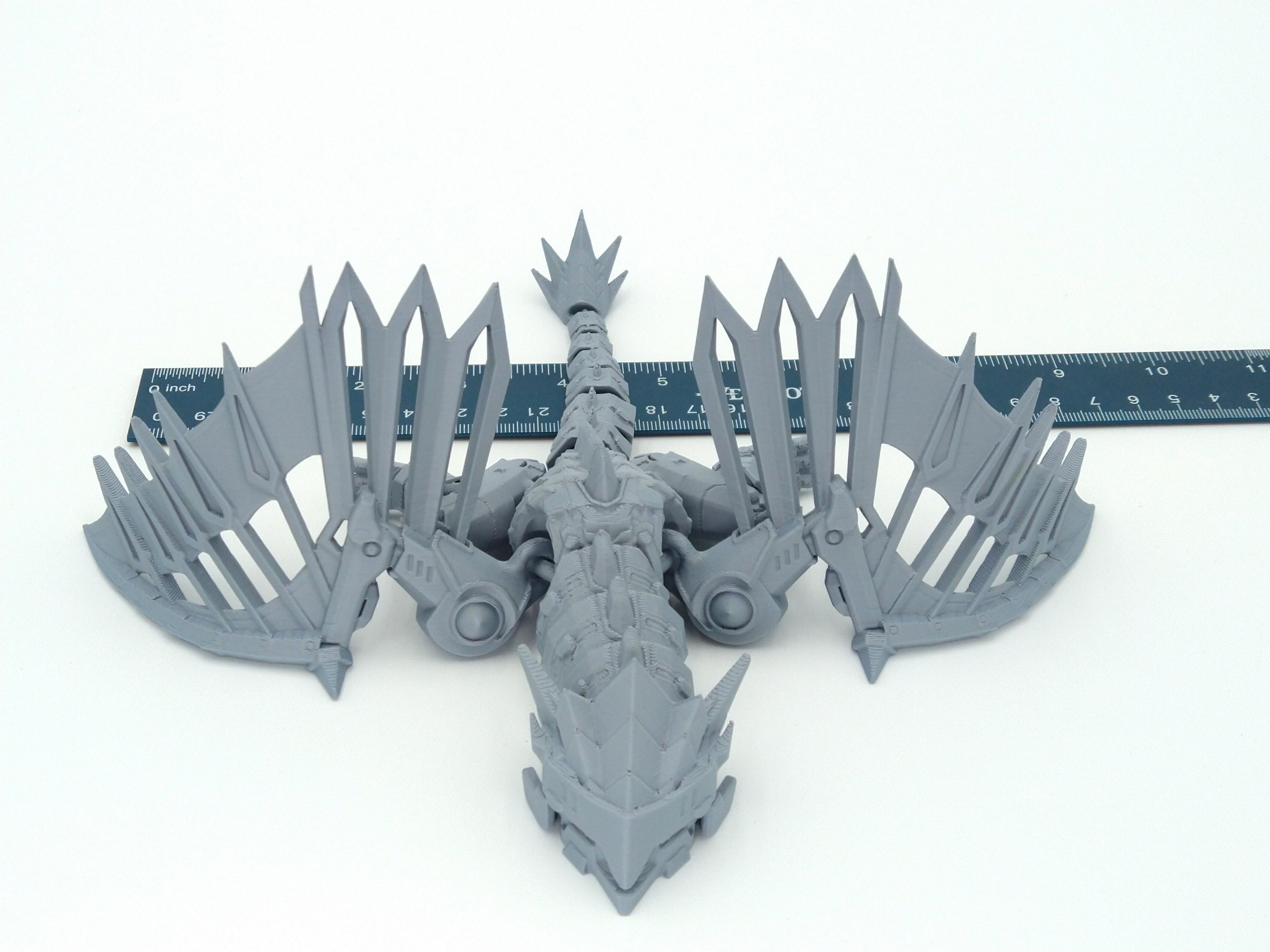 MECHA MECH DRAGON Figure Articulated Flexi Figure 8" 3D Printed - Etsy