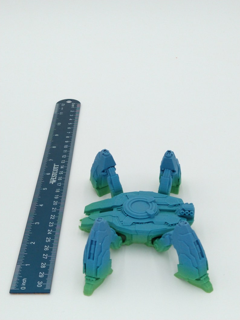 TECH SCARAB Figure Articulated Flexi Rainbow Colors 5" 3D Printed - Etsy