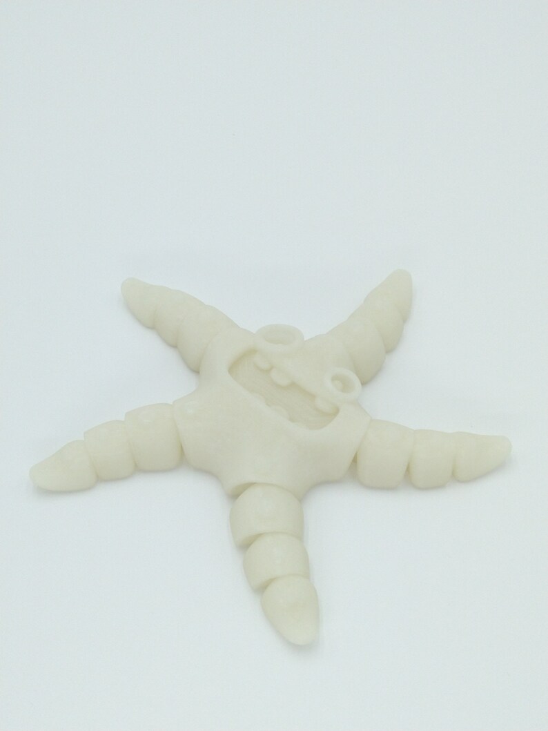 Goofy Starfish Flexi Articulated Figure Glow in Dark 5" 3D Printed ...