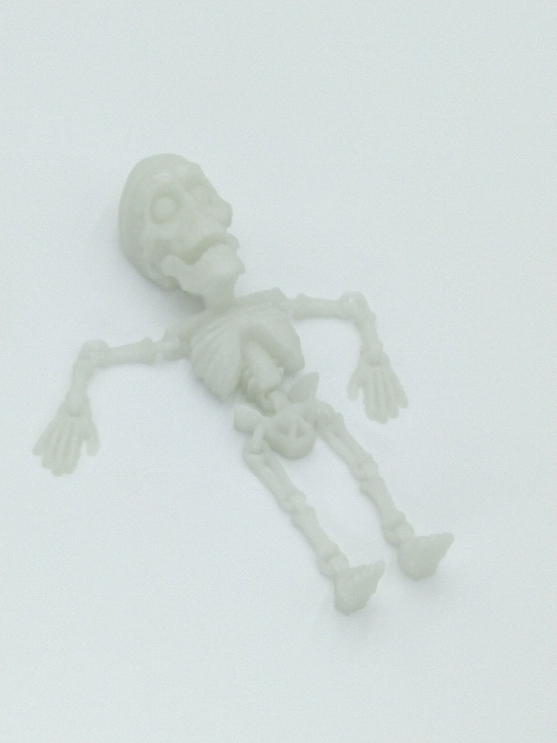 ACHMED THE SKELETON Articulated Flexi Figure 3D Printed Figure 6 Glow ...