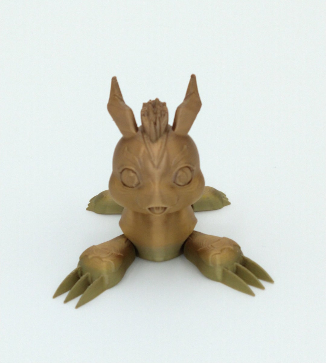 GOMAMON Digimon Figure 3D Printed Flexi Articulated Figure Metallic ...