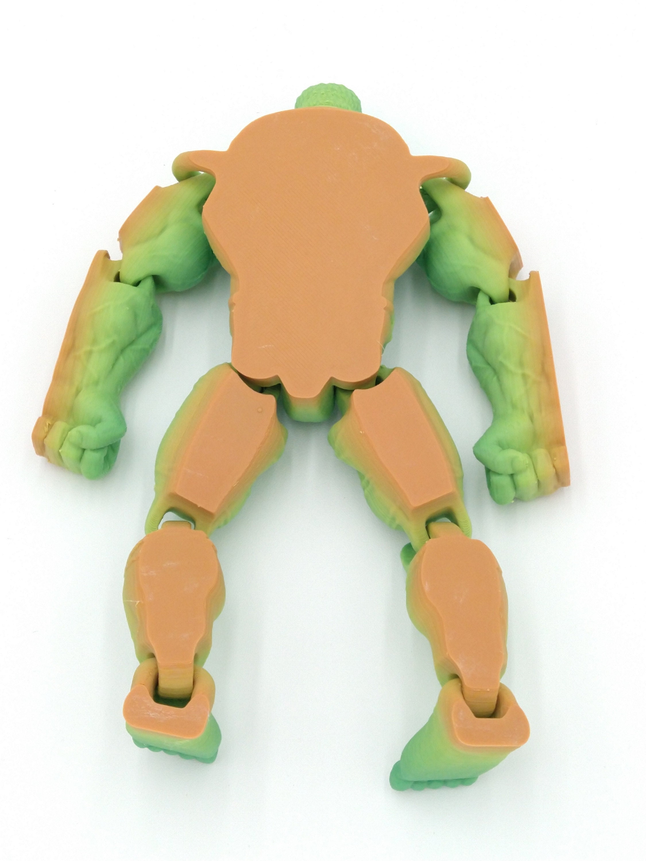 HULK Figure Articulated Flexi Rainbow Colors 7.5" 3D Printed Figure - Etsy