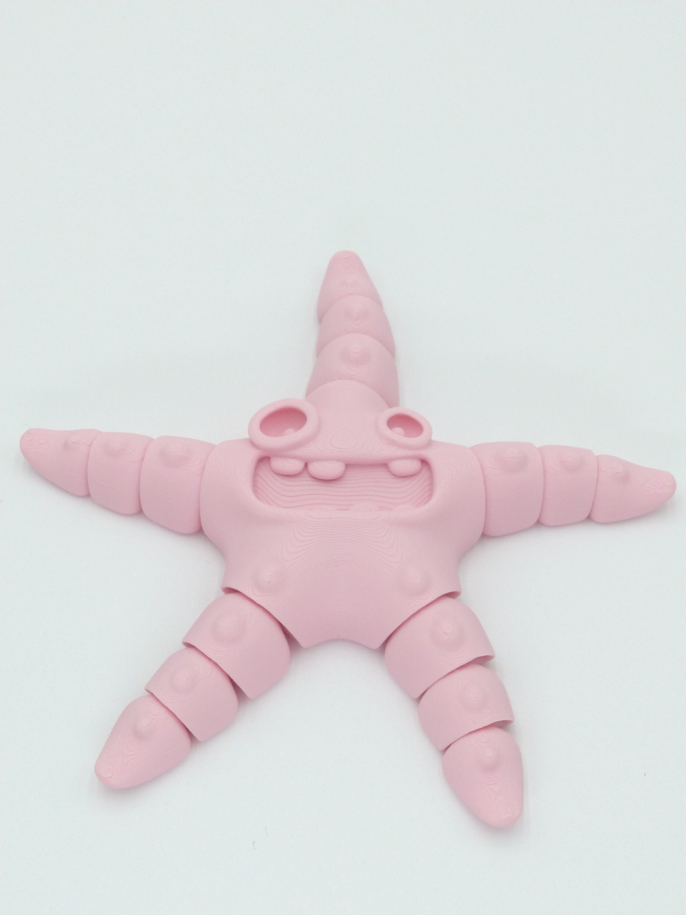 Goofy Starfish Flexi Articulated Figure Rainbow 5 3D Printed Flexi ...