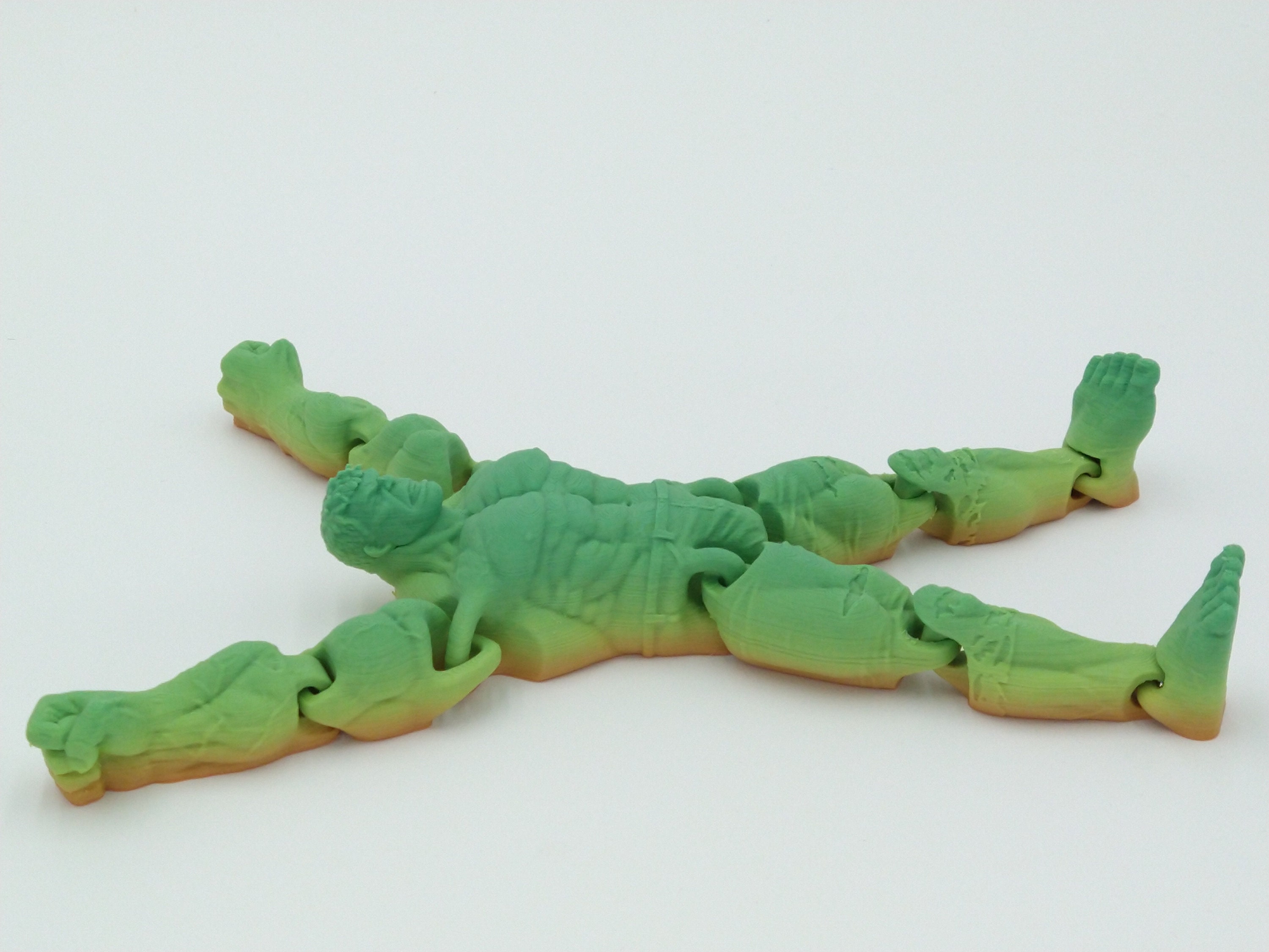 HULK Figure Articulated Flexi Rainbow Colors 7.5" 3D Printed Figure - Etsy